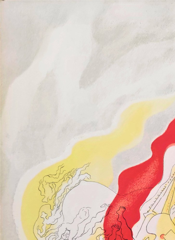 Abraham Rattner, Fire, 1937, Lithograph for sale at Pamono