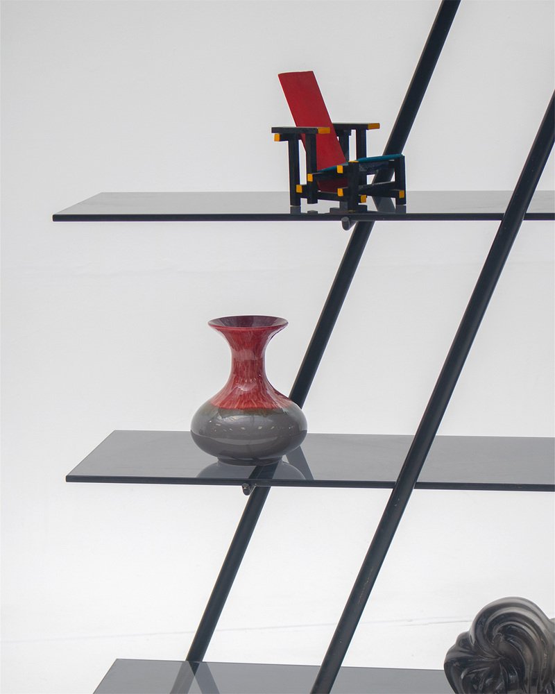 Mid-Century Modern Bauhaus Triangular Shelving Unit, 1970s for sale at ...