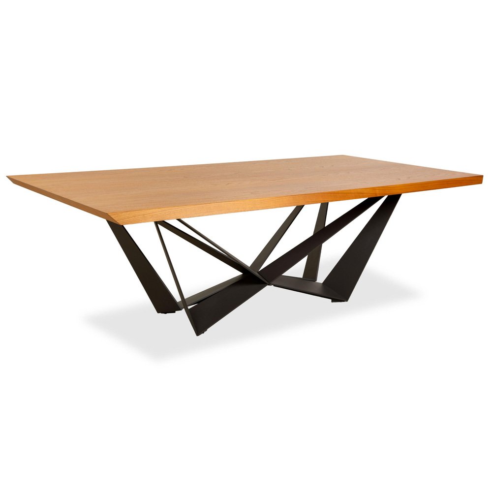 Spyder Dining Table in Brown and Black Wood from Cattelan Italia for ...