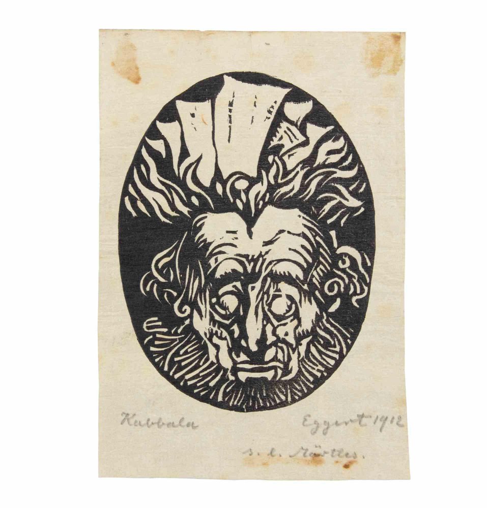 After Richard Egert, Kabbala, Etching, 1910 for sale at Pamono