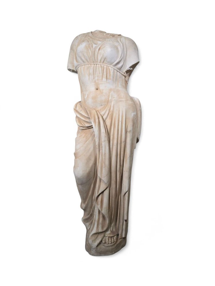 Classical Greek Toga Figure, Early 20th Century, Marble for sale at Pamono