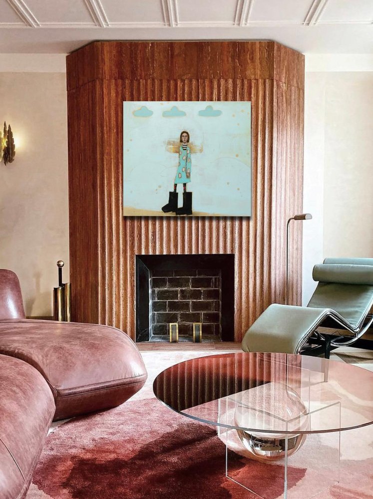 Michele Mikesell, The Leanan Sidhe (LAN-an she), Abstract Surreal Girl ...