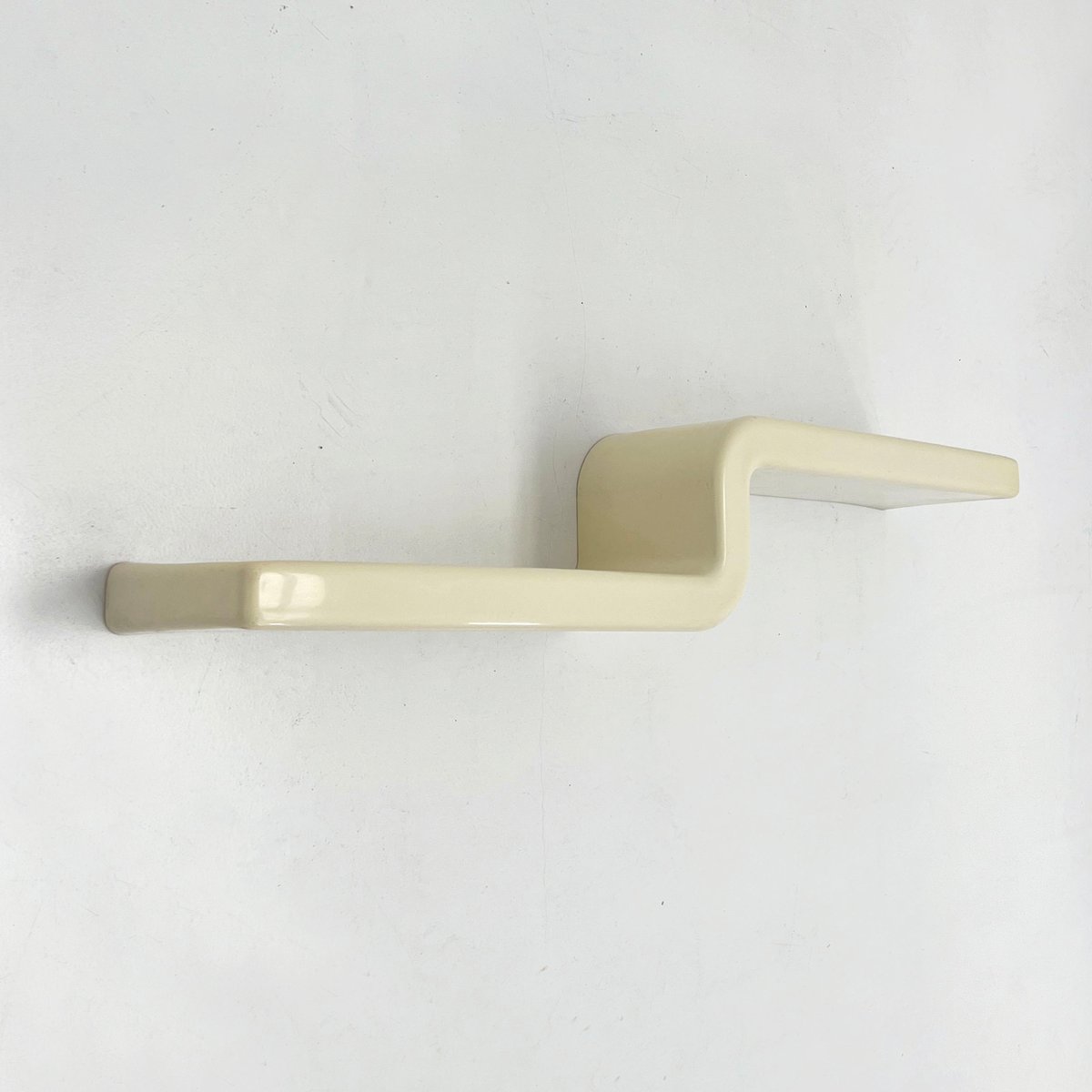 Space Age White Zig Zag Shelf, 1970s for sale at Pamono