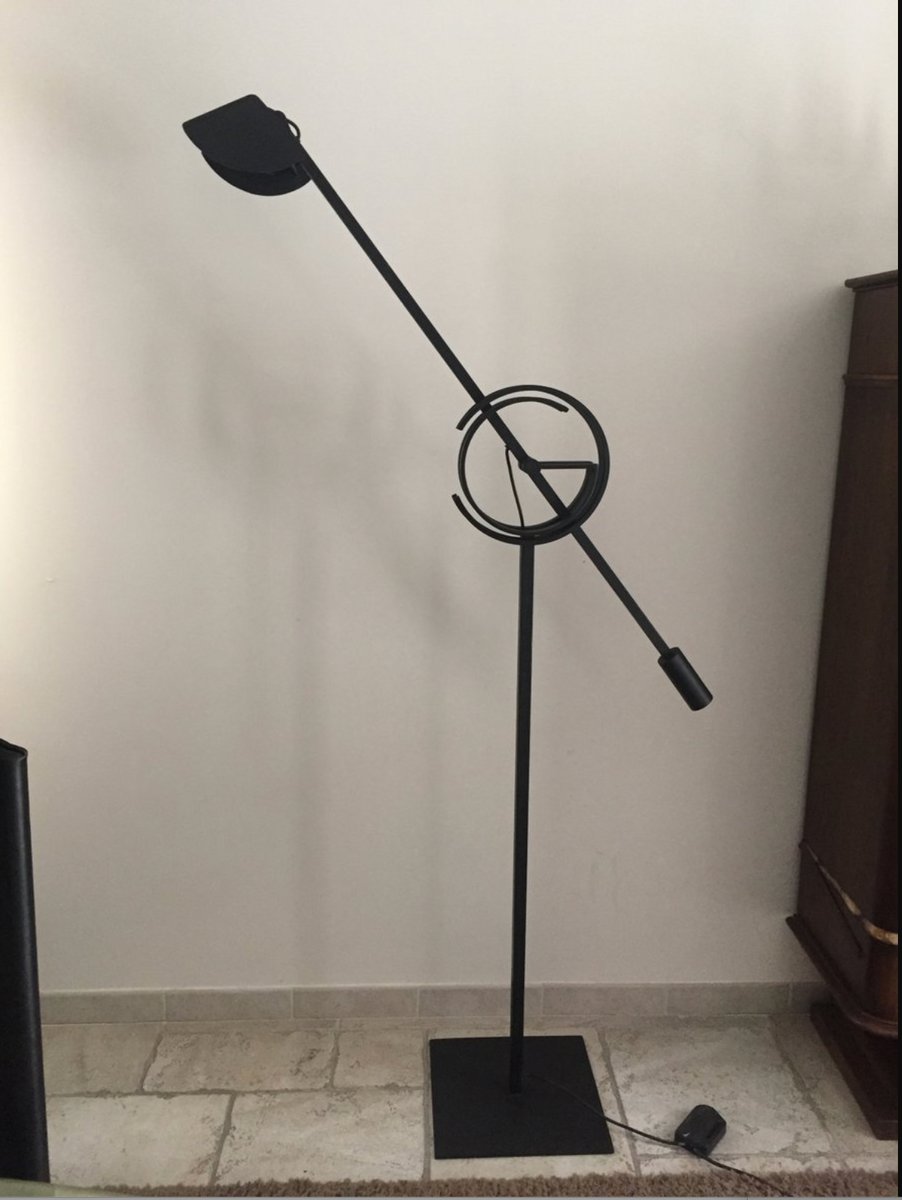 Wrought Iron Floor Lamp by Relco, Italy, 1950s for sale at Pamono