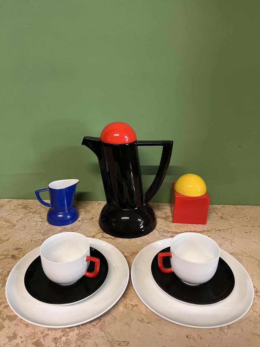 Coffee Service by Lutz Rabold, 1985, Set of 5 for sale at Pamono