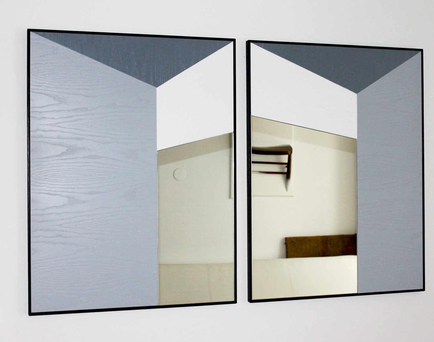 Perspective Mirrors by Marco Caliandro, Set of 2 for sale at Pamono