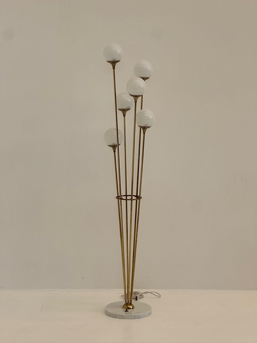 Vintage Alberello Floor Lamp, 1950s for sale at Pamono