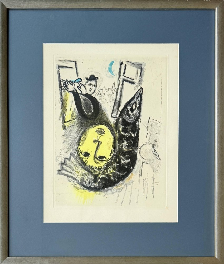 Marc Chagall, De Mauvais Sujets: Planche II, 1958, Aquatint Etching ...