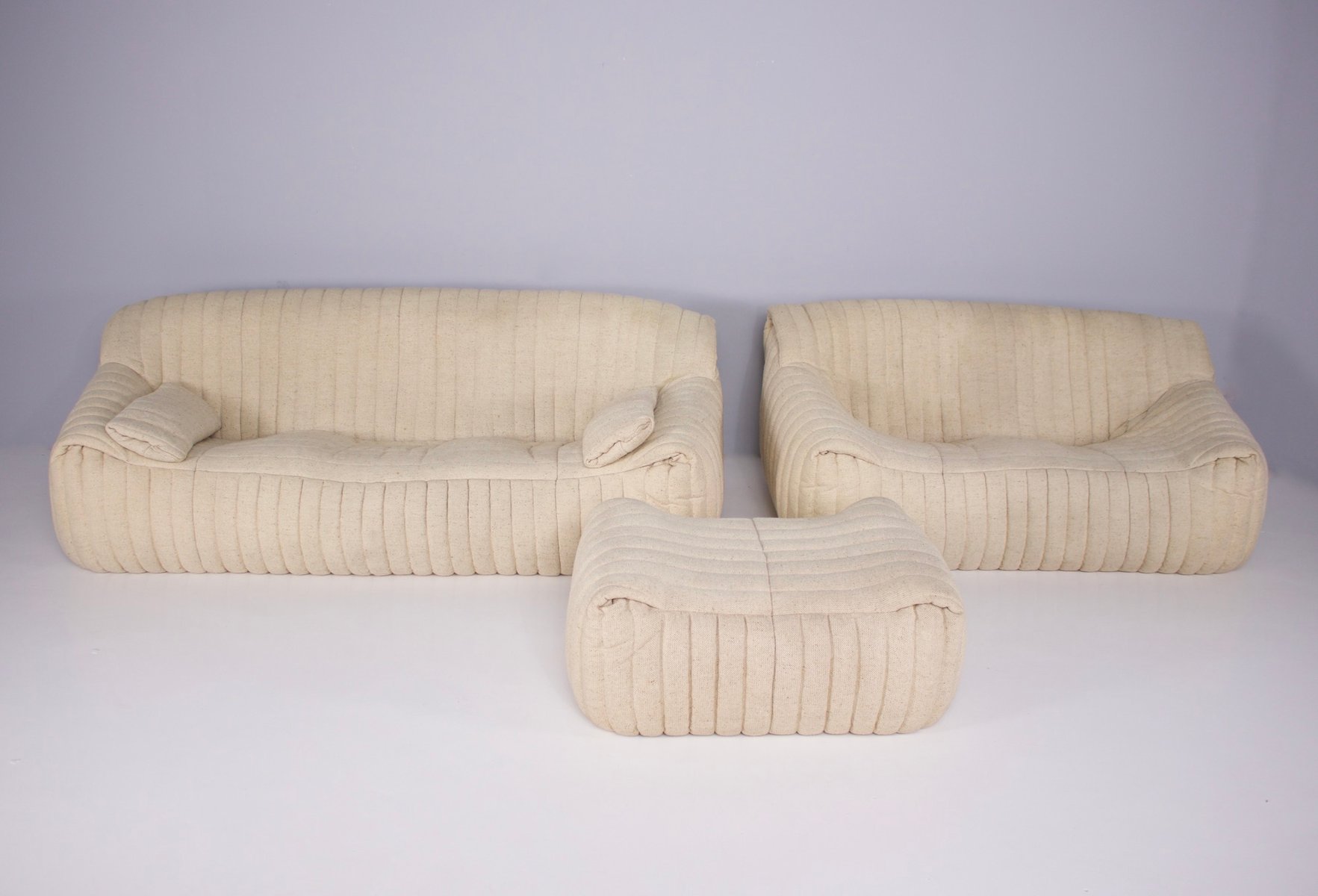 Sandra Sofa Set by Annie Hieronimus & Cinna for Ligne Roset, 1980s, Set ...