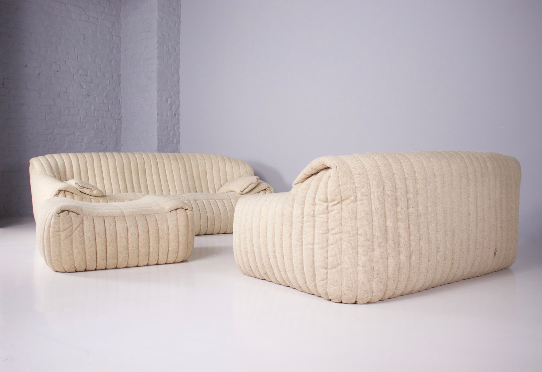 Sandra Sofa Set by Annie Hieronimus & Cinna for Ligne Roset, 1980s, Set ...