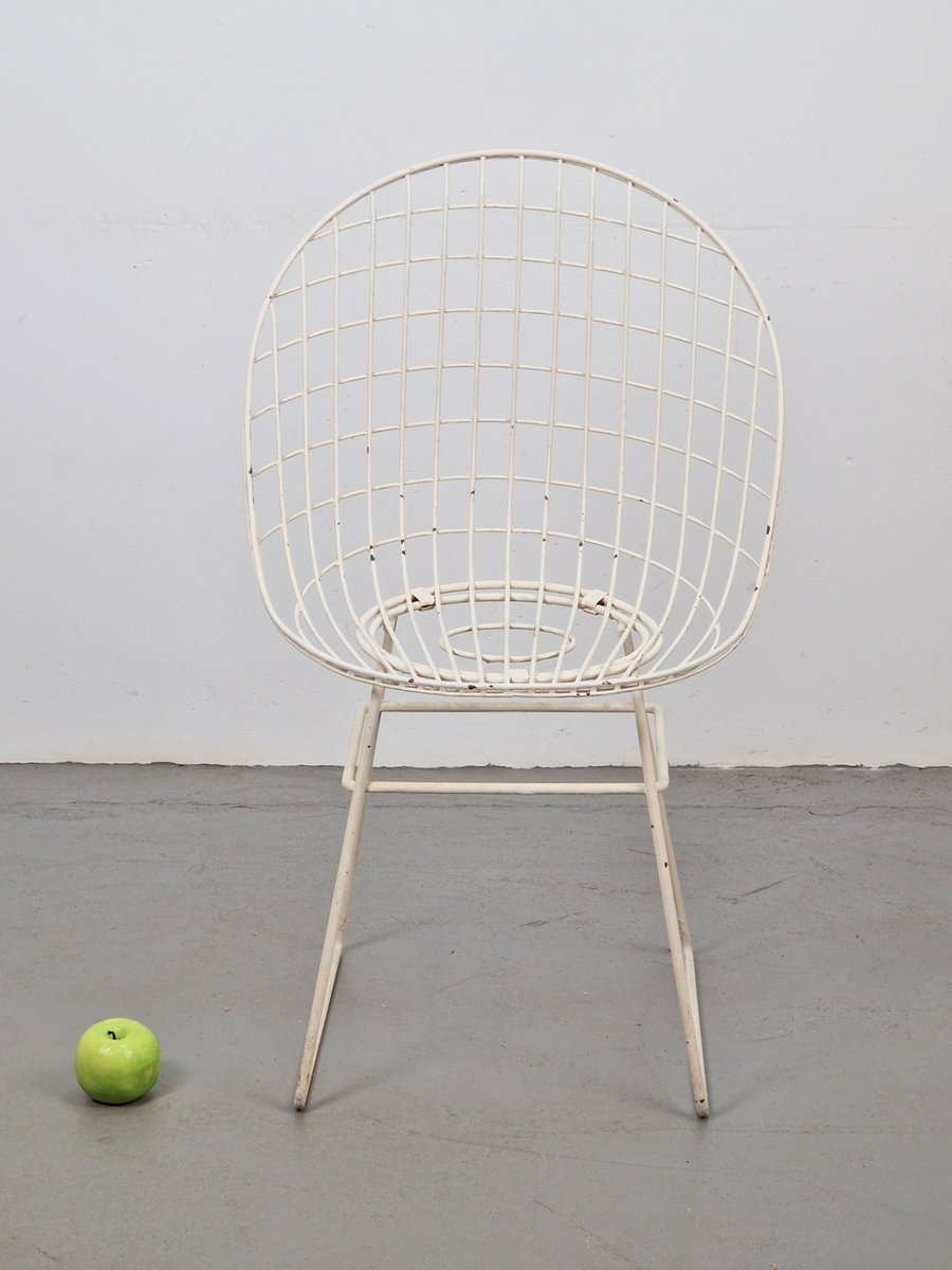 Vintage Early Wire Chair by Cees Braakman for Ums Pastoe, 1950s for ...