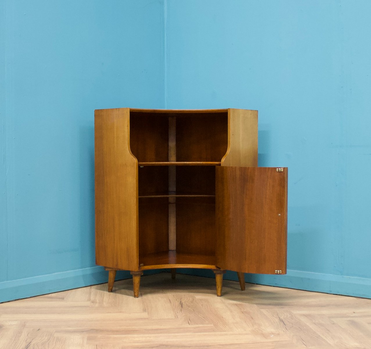 Mid-Century Modern Teak Corner Cabinet from Greaves & Thomas, 1960s for ...