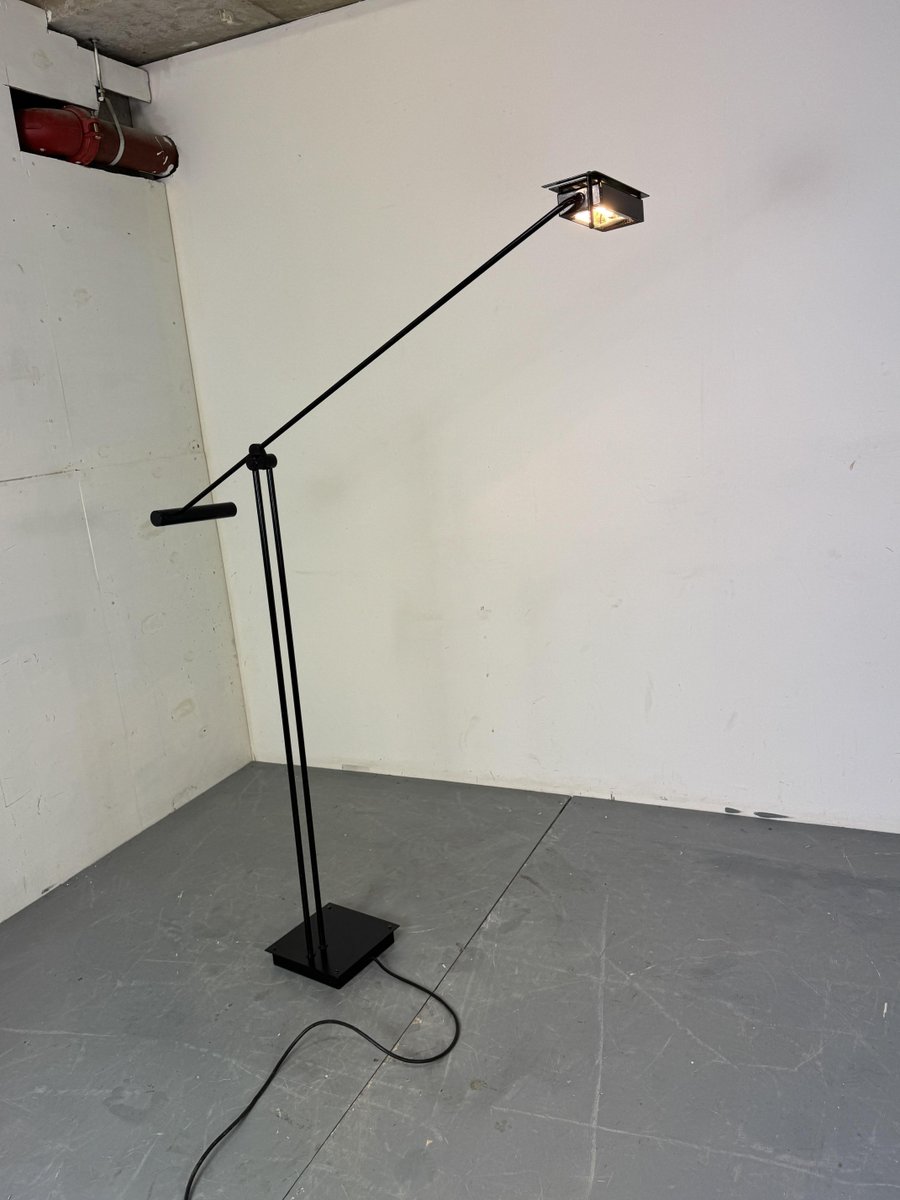 Italian Black Samurai Floor Lamp by Shigeaki Asahari for Stilnovo ...