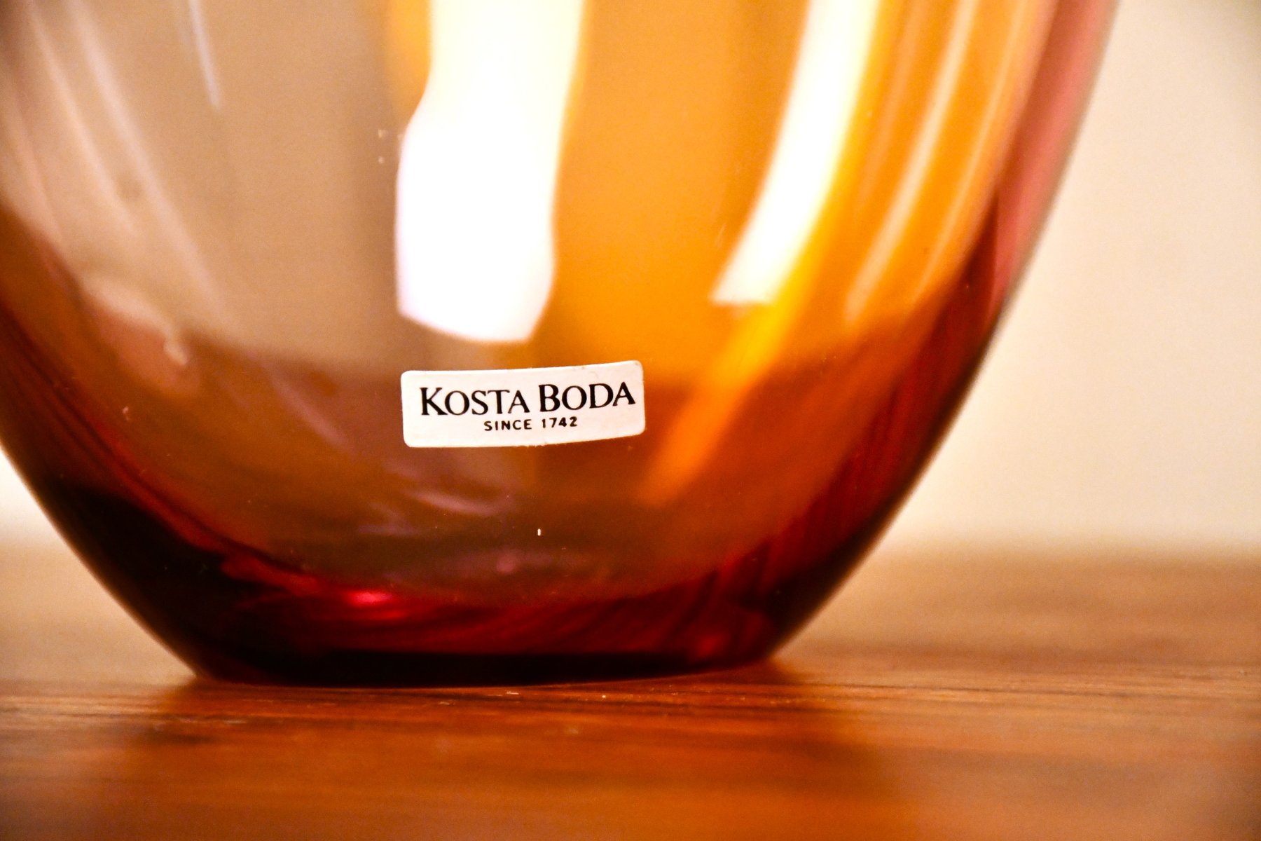 Swedish Handblown Art Glass Bottle Vases by Kjell Engman for Kosta Boda ...