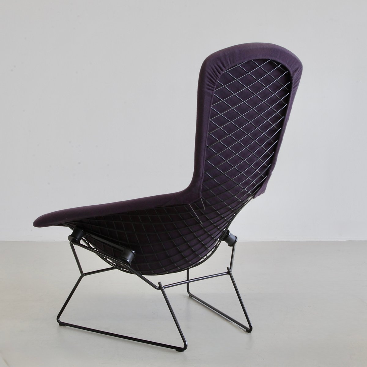 Set aus Bird Chair und Fußhocker von Harry Bertoia für Knoll, 1960er ...