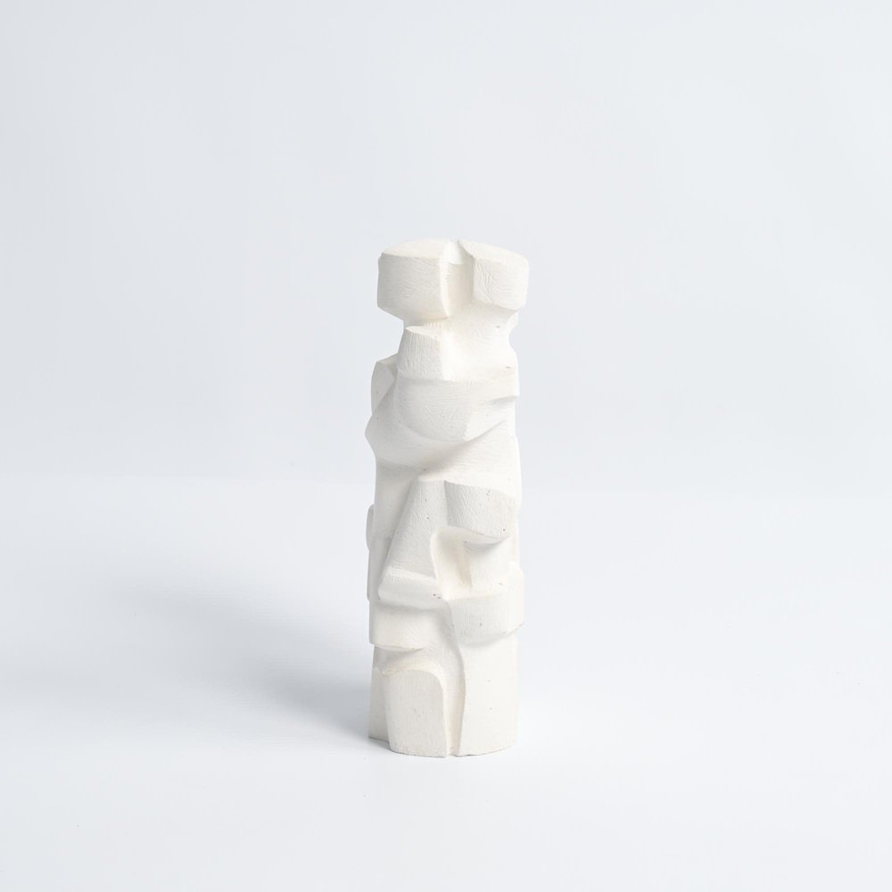 Abstract Plaster Sculpture by Jan Keustermans, Plaster for sale at Pamono