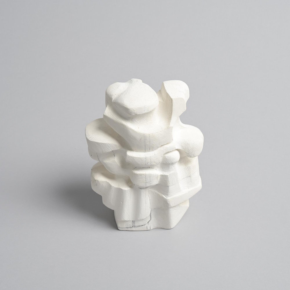 Abstract Plaster Sculpture by Jan Keustermans, Plaster for sale at Pamono