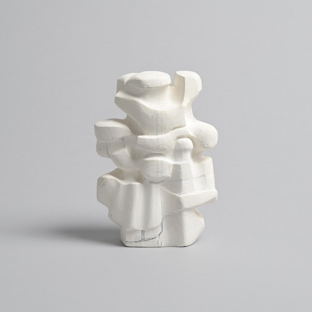 Abstract Plaster Sculpture by Jan Keustermans, Plaster for sale at Pamono