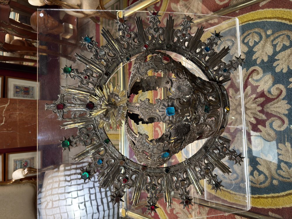 Spanish Silver Crown by Francisco Beltrán De La Cueva, 1742 for sale at ...