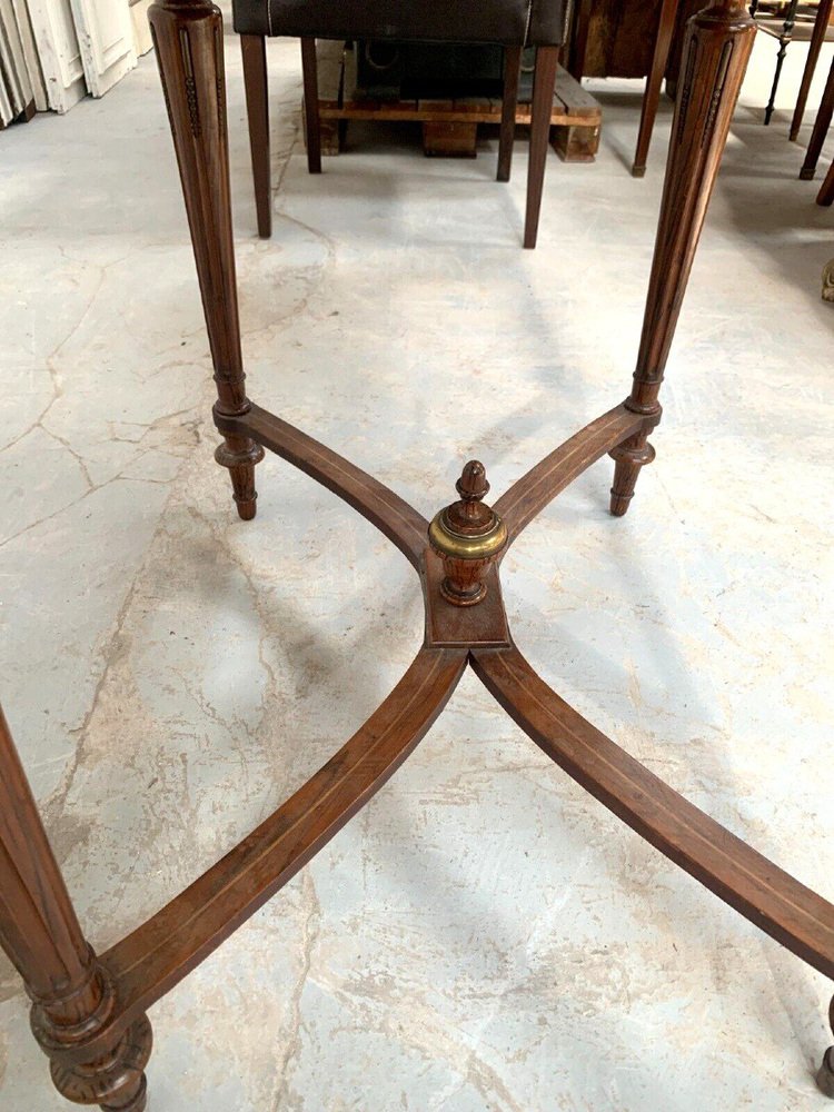 Napoleon III Style Desk with Marquetry Top, 20th Century for sale at Pamono