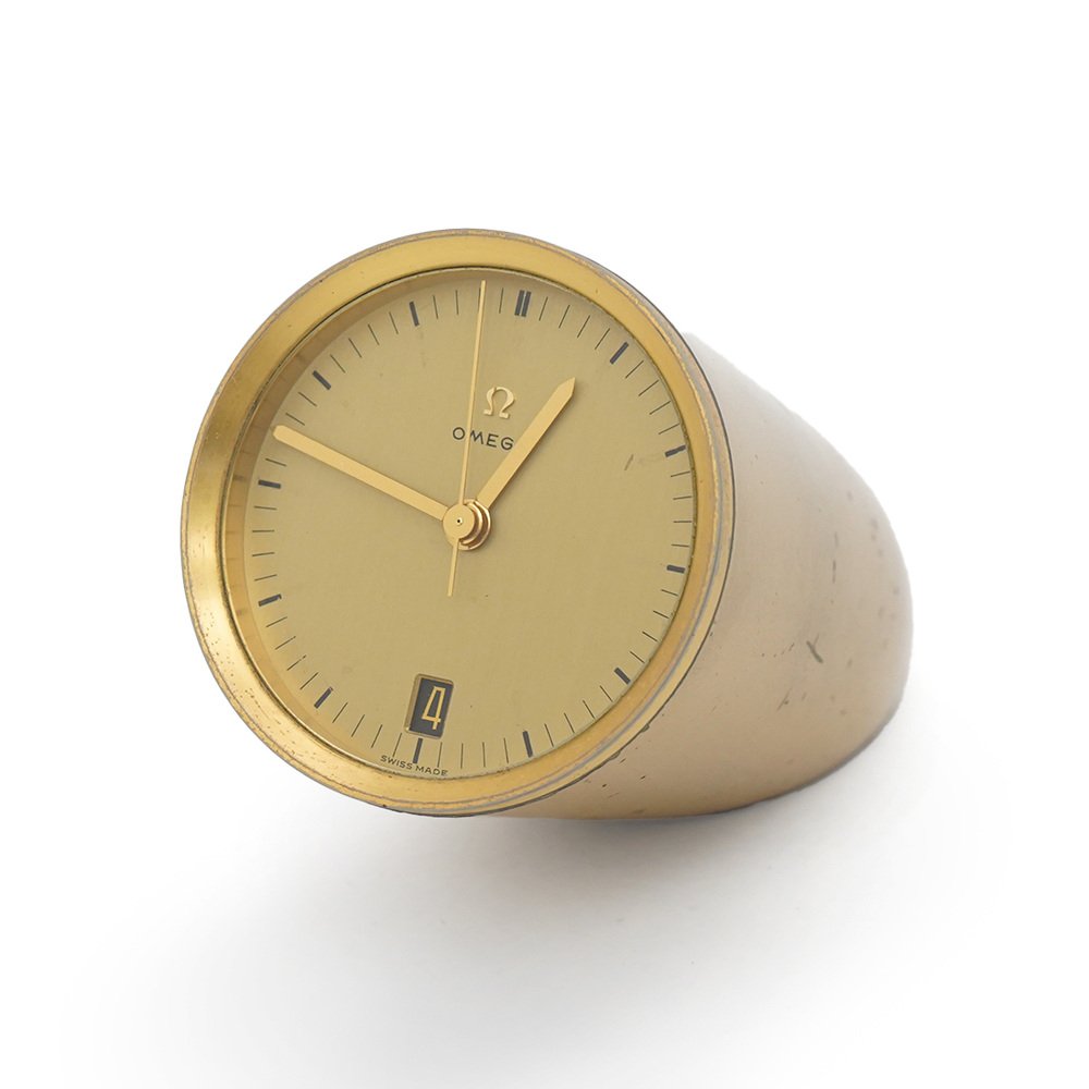 Vintage Table Clock from Omega, 1960s for sale at Pamono