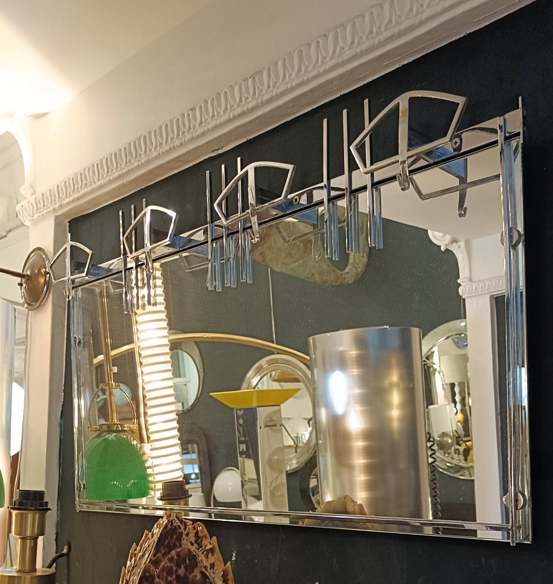 Portemanteau Chromé par Ettore Sottsass, 1960s en vente sur Pamono