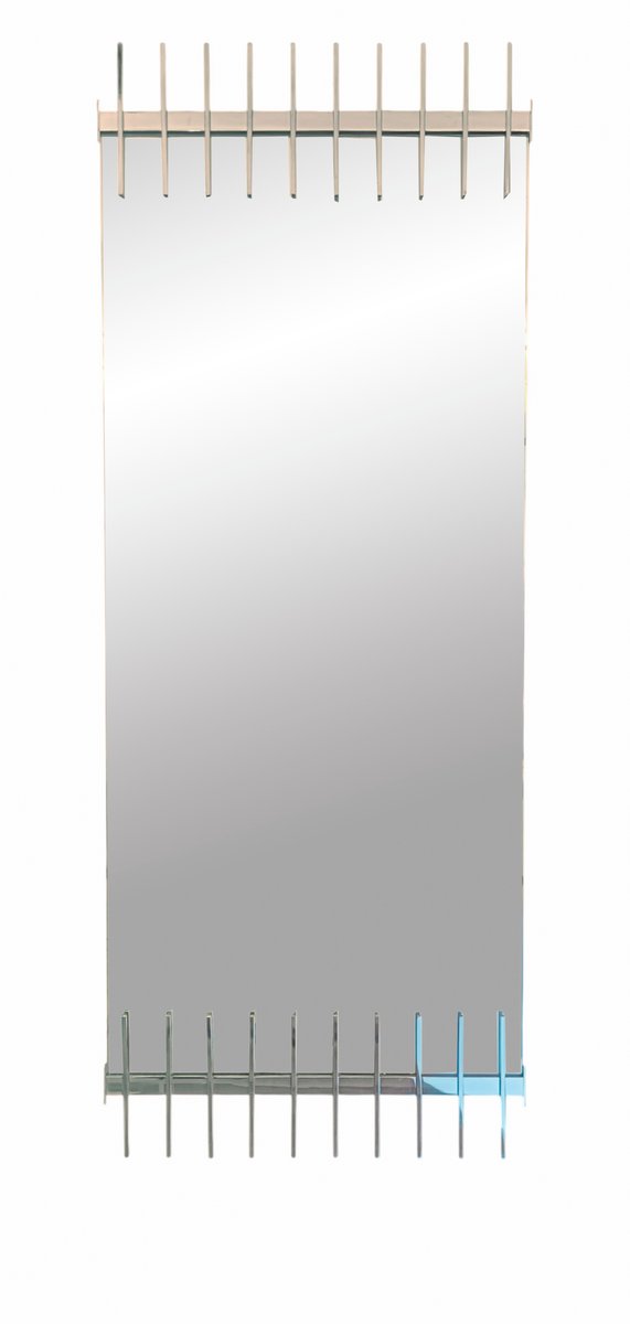 Vintage Italian Wall Mirror by Ettore Sottsass, 1950s for sale at Pamono