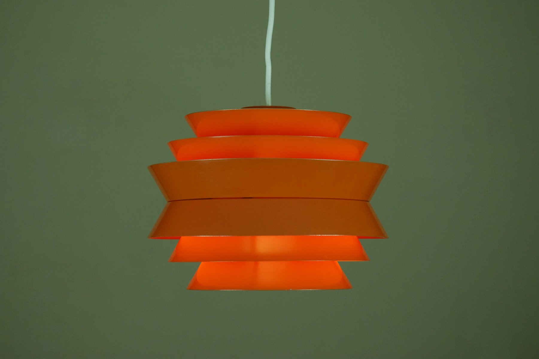 Vintage Swedish Trava Pendant Lamp by Sigurd Lindkvist for Granhaga ...