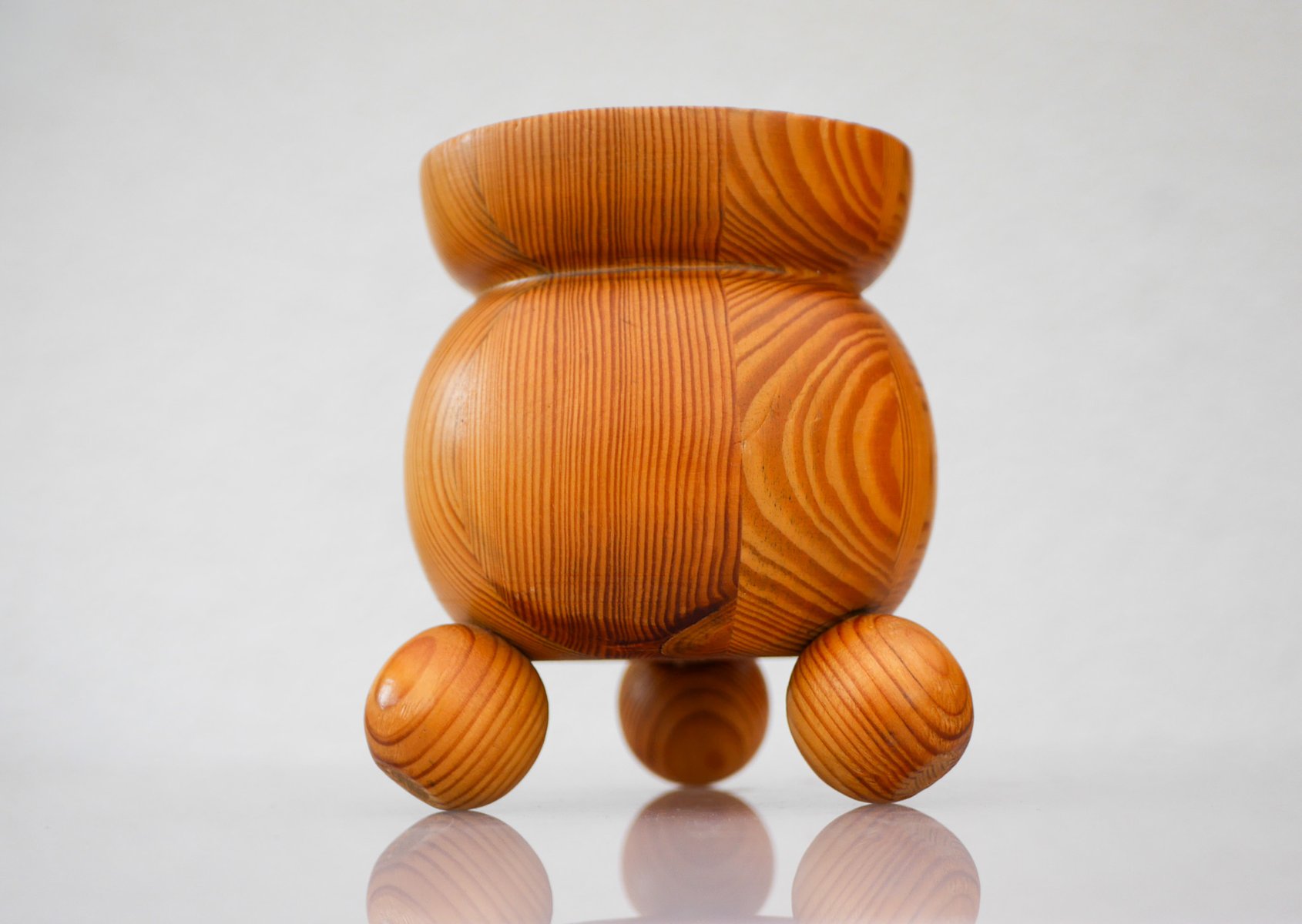Weihnachtskerzenhalter aus Holz von Stig Johnsson für Smålandsslöjd ...