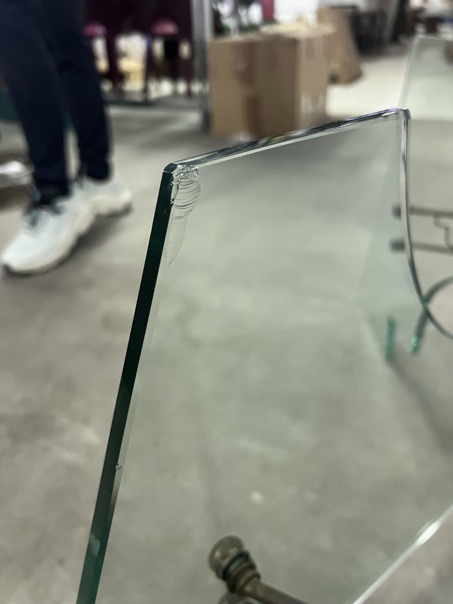 Glass Table from Fontana Arte, 1960s for sale at Pamono