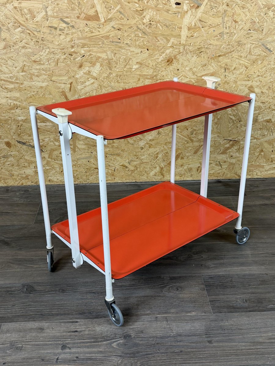 Vintage Space Age Serving Trolley, 1970s for sale at Pamono