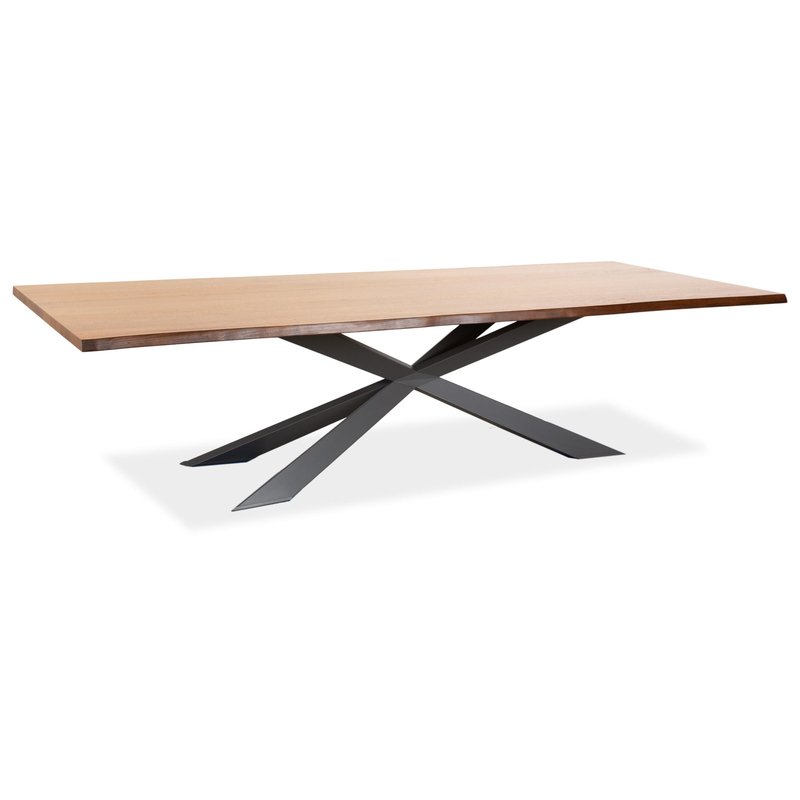 Cattelan Italia Spyder Wooden Dining Table in Brown Anthracite for sale ...