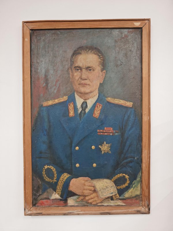 Slobodan Garic, Portrait of Josip Broz Tito, Oil on Canvas, 1970s for ...