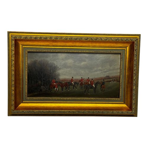 Charles Faulkner, The Meet (The Berkeley Hunt), 1880s, Oil Painting ...