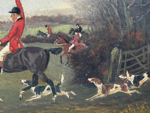 Charles Faulkner, View of Halloo (The Berkeley Hunt), 1880s, Oil ...