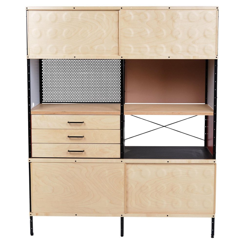 Esu Bookcase in Maple and Birch by Charles Eames and Ray Eames for ...