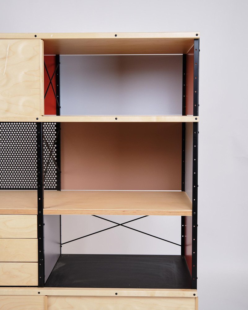 Esu Bookcase in Maple and Birch by Charles Eames and Ray Eames for ...