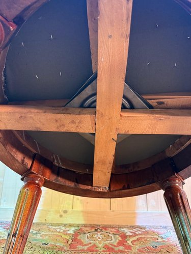 Louis XVI Lounge Chair in Solid Wood for sale at Pamono