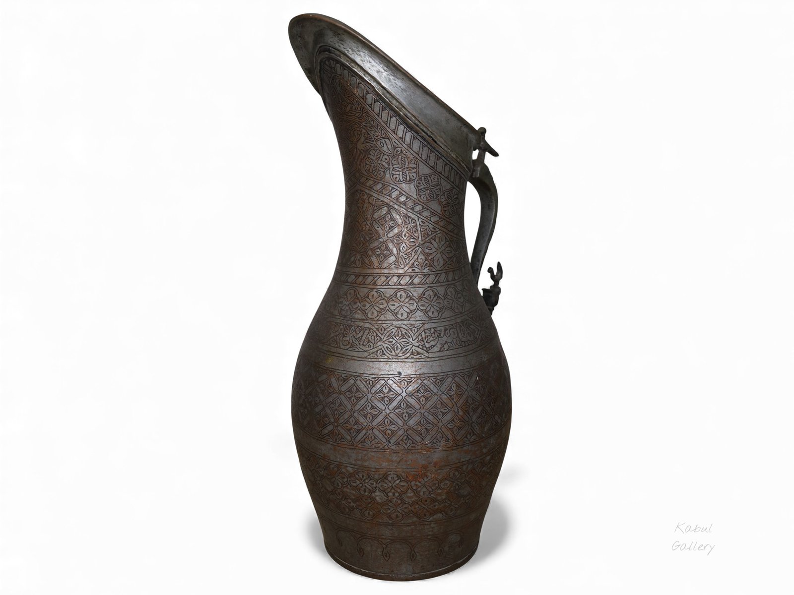 Antique Islamic Water Jug in Copper, 1930s for sale at Pamono