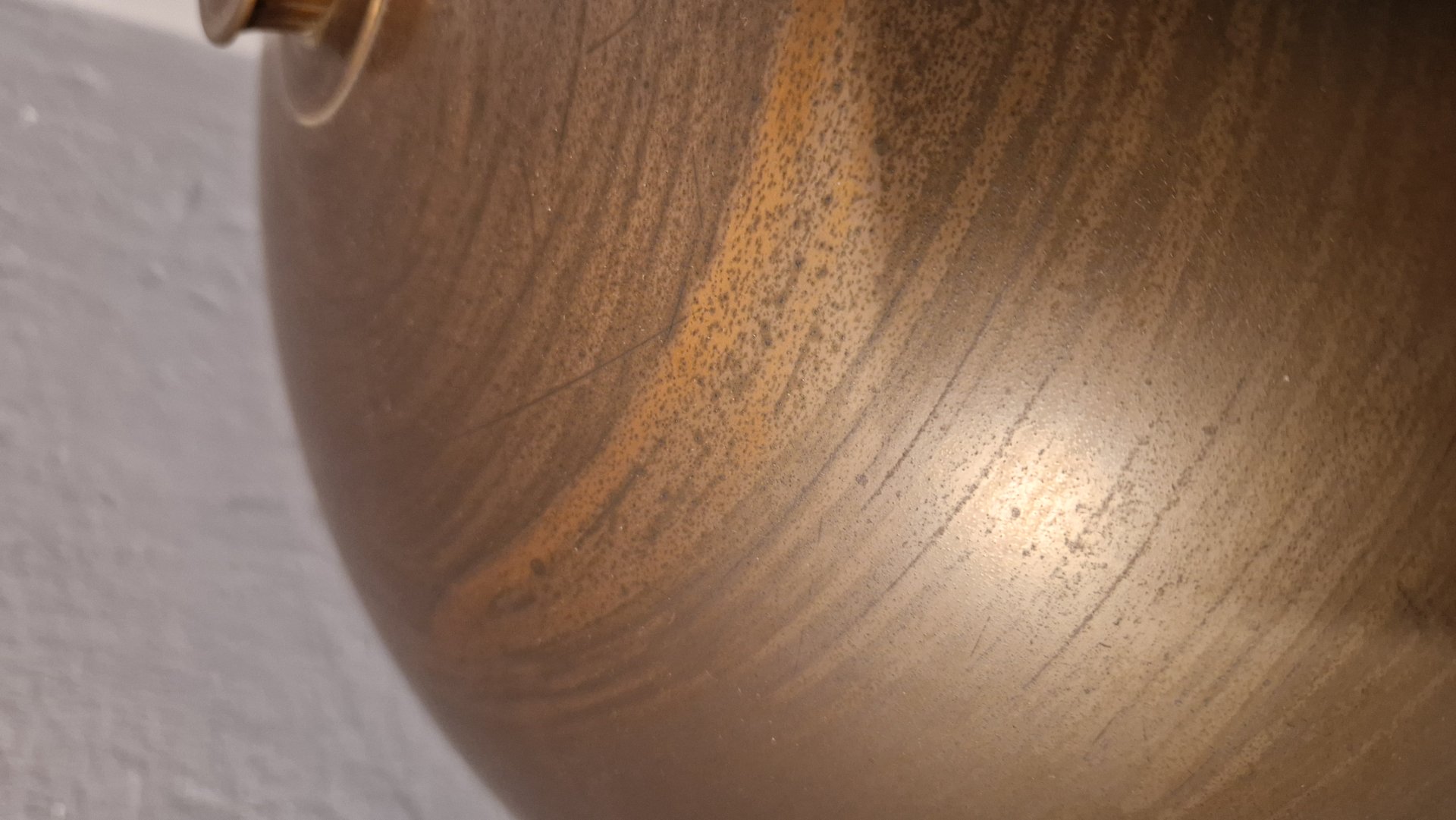 Tischlampe aus Messing von Oscar Torlasco für Lumi Milano, 1950er bei ...