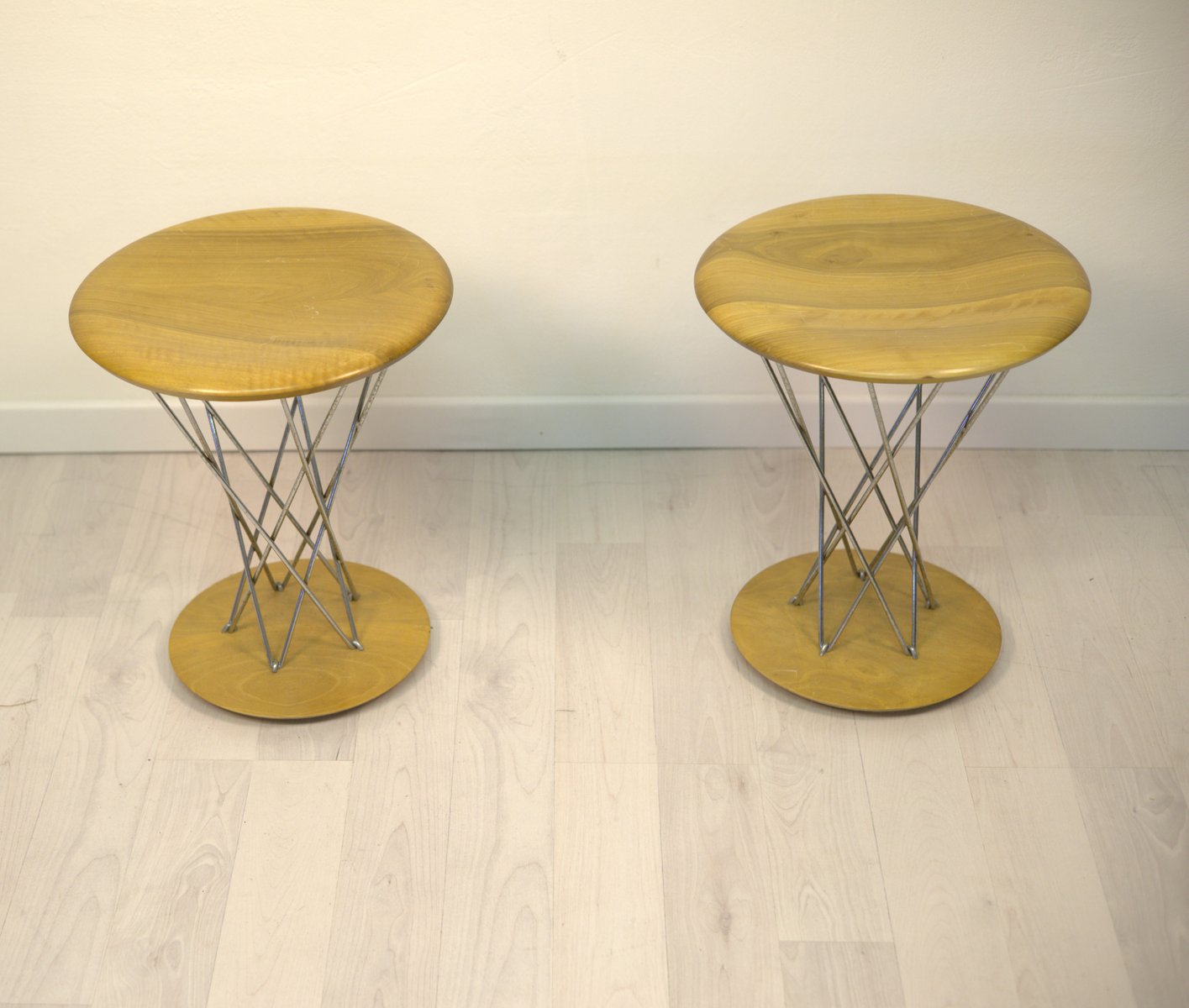 Noguchi Rocking Stools by Isamu Noguchi for Vitra, Set of 2 for sale at ...
