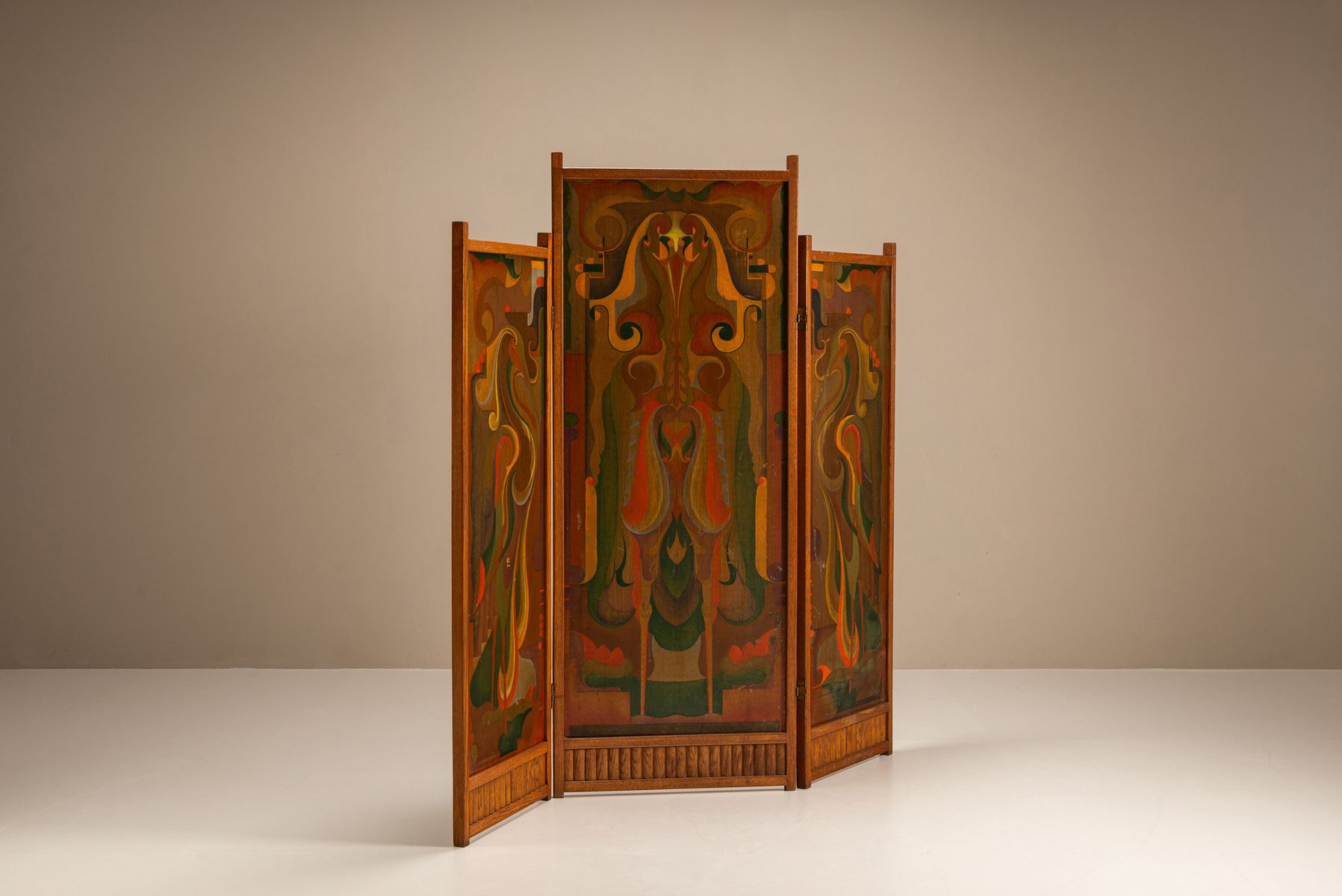Art Deco Amsterdam School Room Divider attributed to Jaap Gidding, The ...