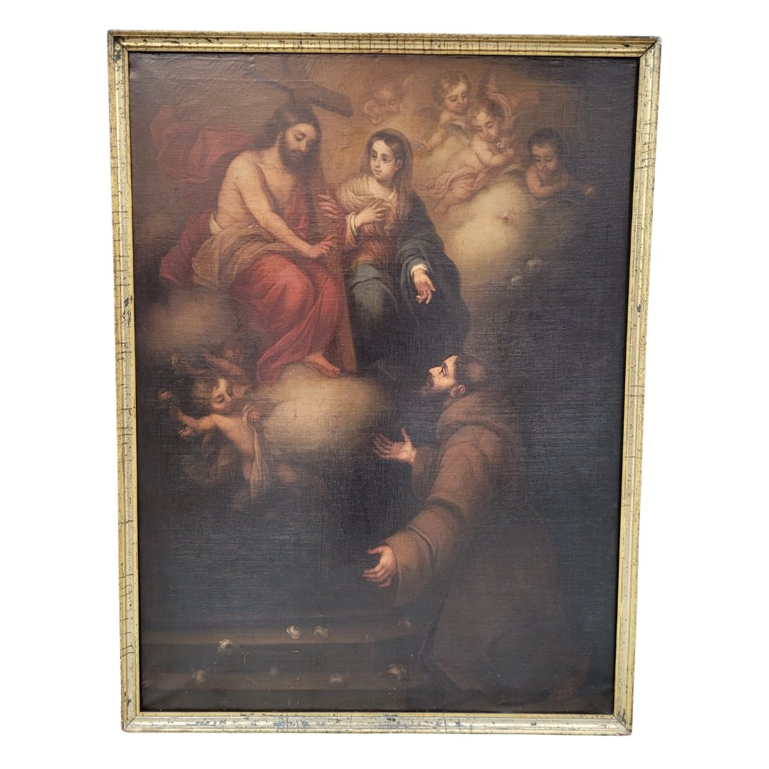 After Murillo, Vision of Saint Francis of Assisi at the Porziuncola ...