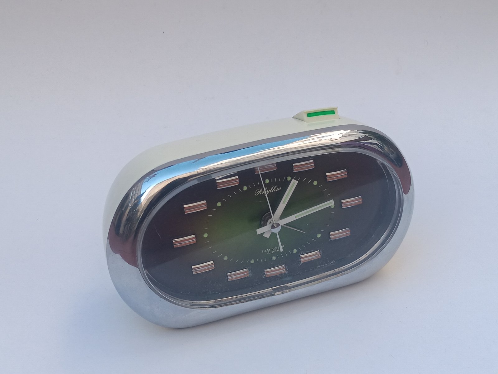 Vintage Rhythm Alarm Clock, 1970s for sale at Pamono
