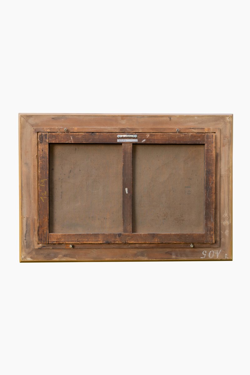 Émile Bugarel, Straßenszene, Öl auf Leinwand, Gerahmt bei Pamono kaufen