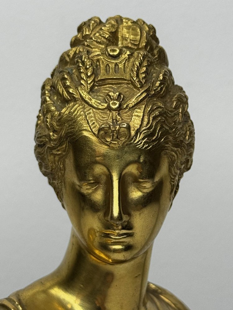 After Mathurin Moreau, Parisian Belle Époque Bust of Marie Antoinette ...