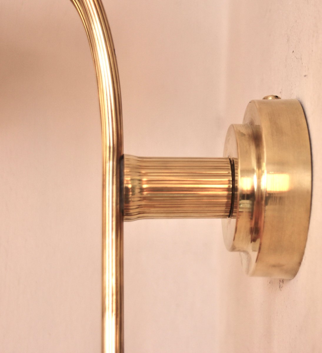 Vintage French Art Deco Wall Lamp with White Spheres, 1940s for sale at ...