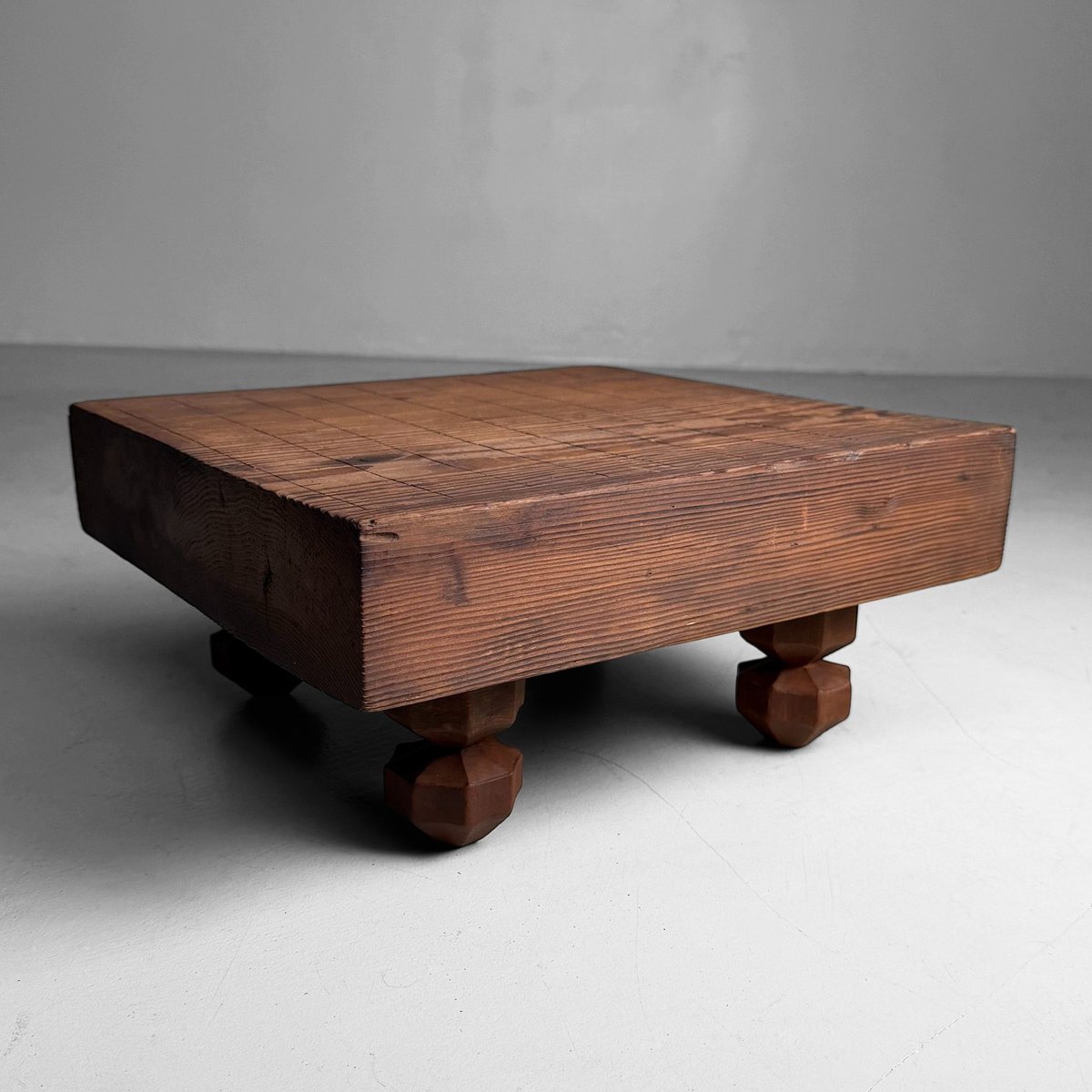 Wooden Keyaki Shogi Game Table, 1920s for sale at Pamono