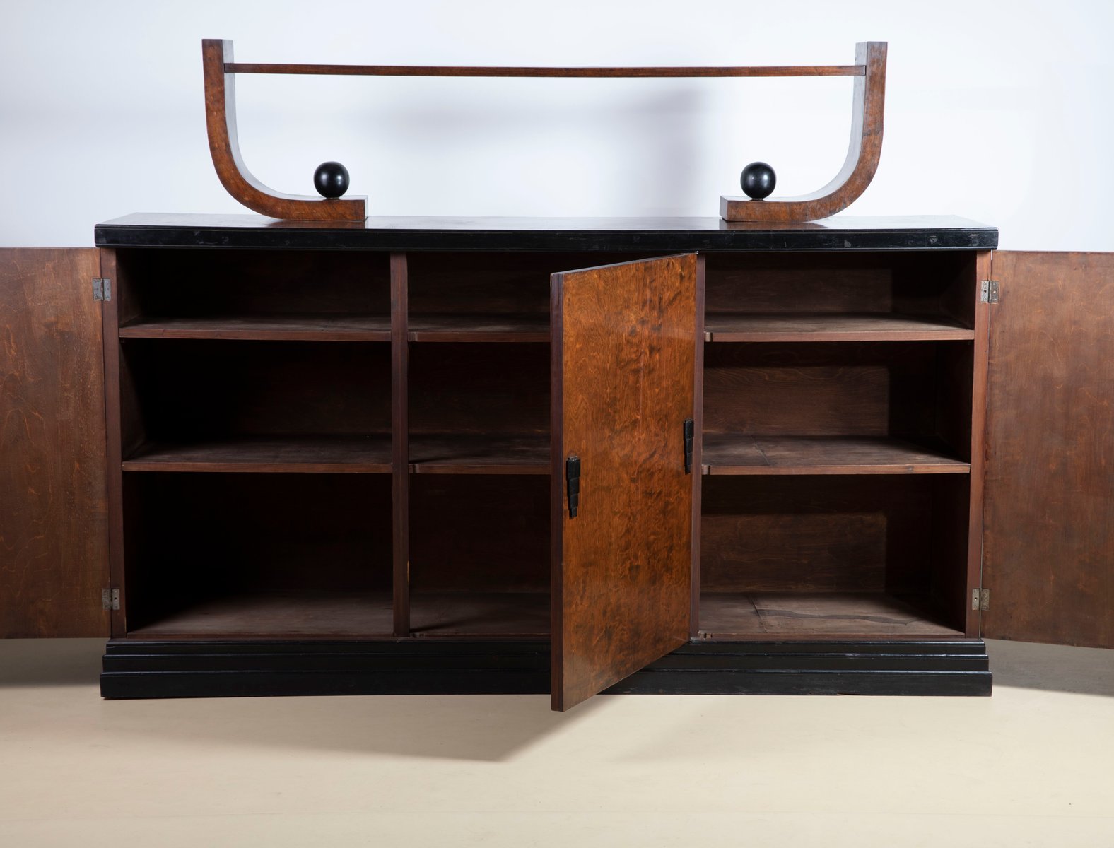 Art Deco Sideboard with Etagere, 1920s for sale at Pamono