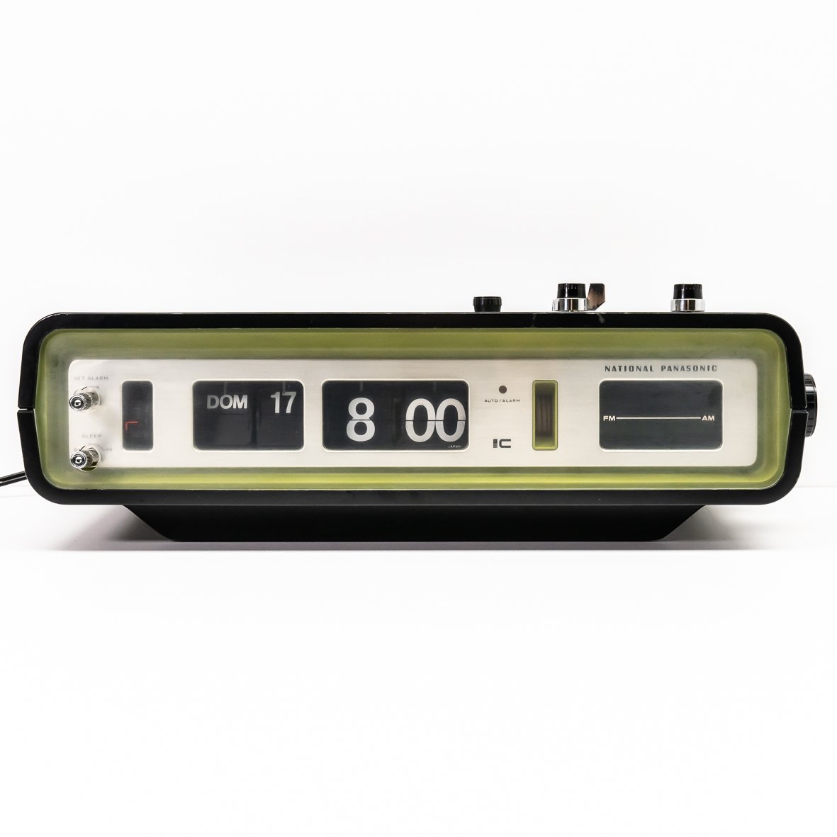 National Panasonic Rc 707b Alarm Radio Flip Clock, 1972 for sale at Pamono